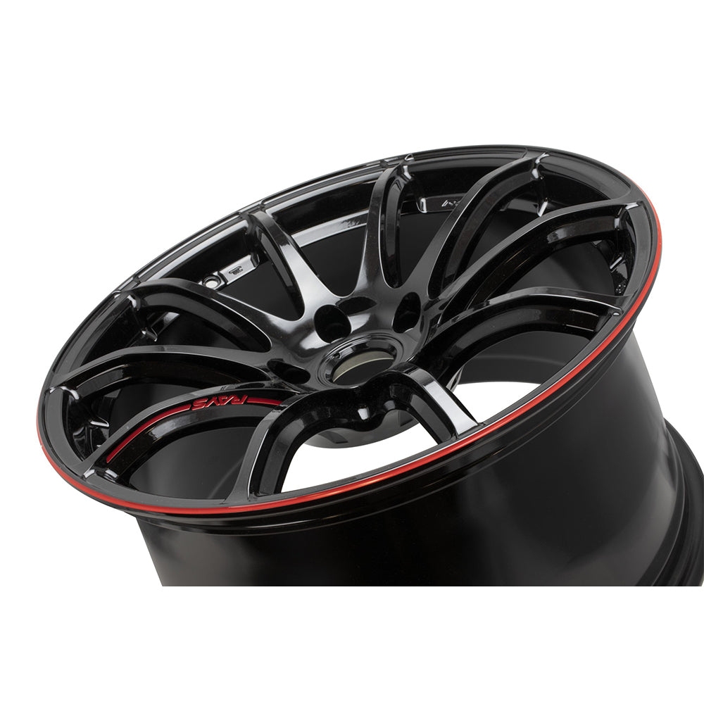 Rays Gram Lights 57 Transcend REV LIMIT Edition Wheels - Gloss Black 18x9.5 / 5x114 / +38 ...