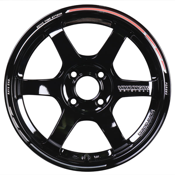 Volk Racing TE37 Sonic Time Attack Edition Wheels - Gloss Black 15x7 ...