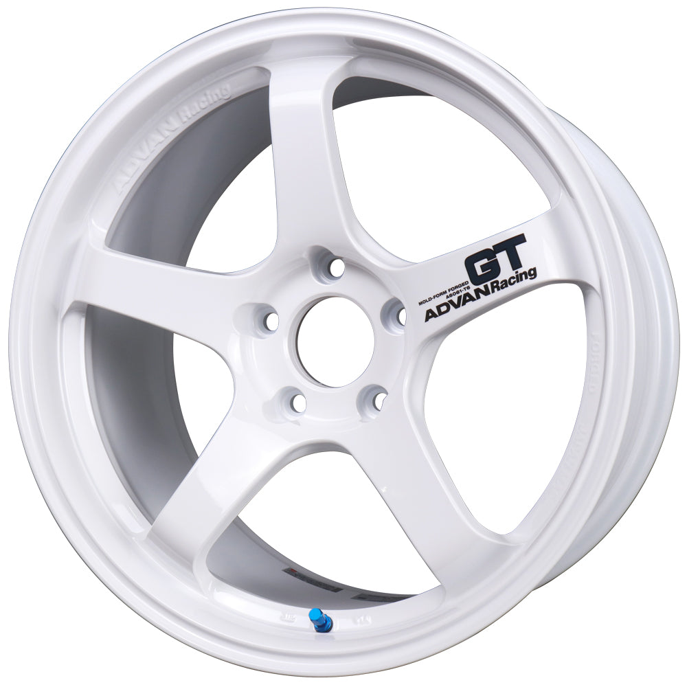 Advan Racing GT Wheels - Racing White - 18x9.5 / 5x120 / +35 - Wheel ...